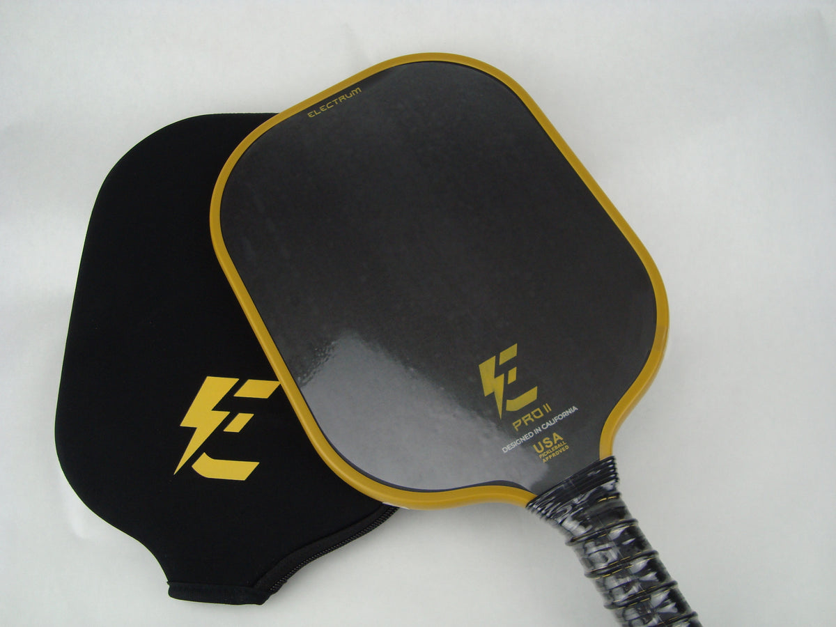 Electrum Pro II Pickleball Paddle Collin Johns Lina Padegimaite Black ...