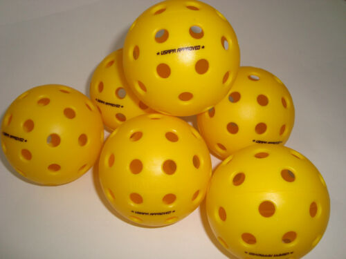 6 Onix Fuse G2 Outdoor Pickleball Balls Tournament Meet USAPA Pack of ...
