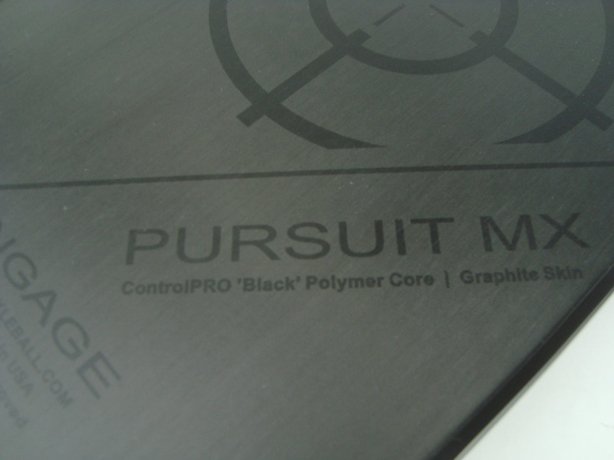 Engage Pursuit MX Graphite Pickleball Paddle Brian Staub Jessie Irvine ...